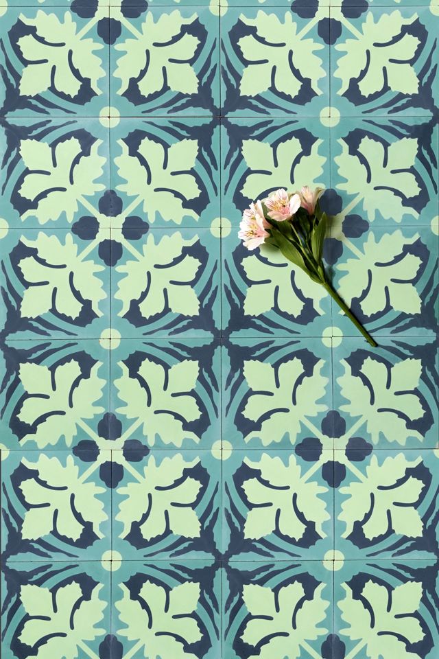 Grow House Grow Forest Cement Tile | AnthroLiving