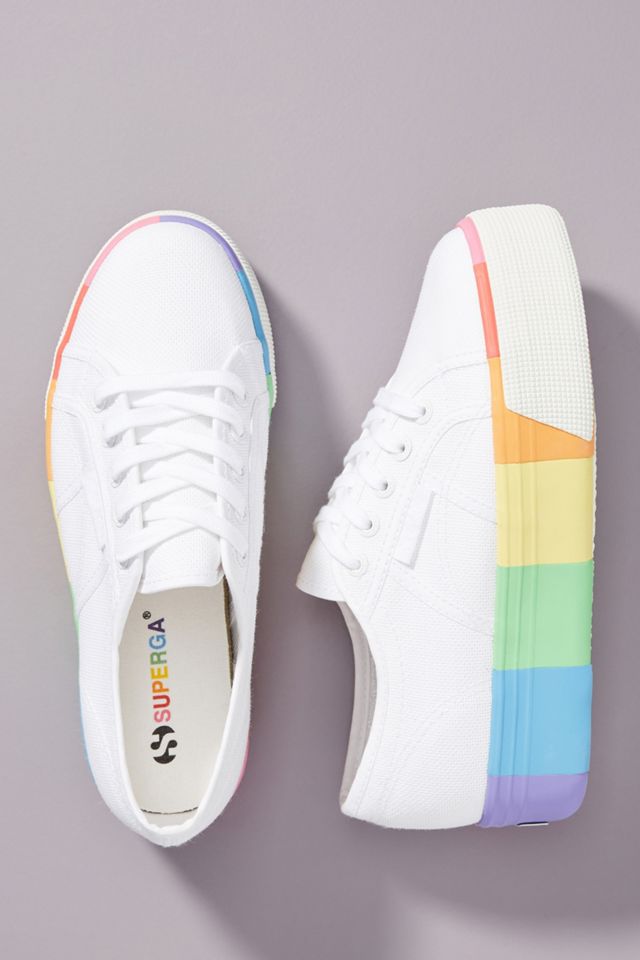 Superga Rainbow Platform Sneakers | Anthropologie