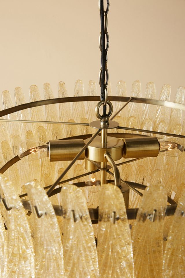 Soho Home x Anthropologie Sugar Glass Chandelier | AnthroLiving