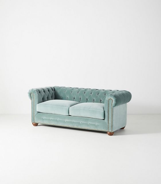 Dulcimer Petite Chesterfield Sofa | AnthroLiving