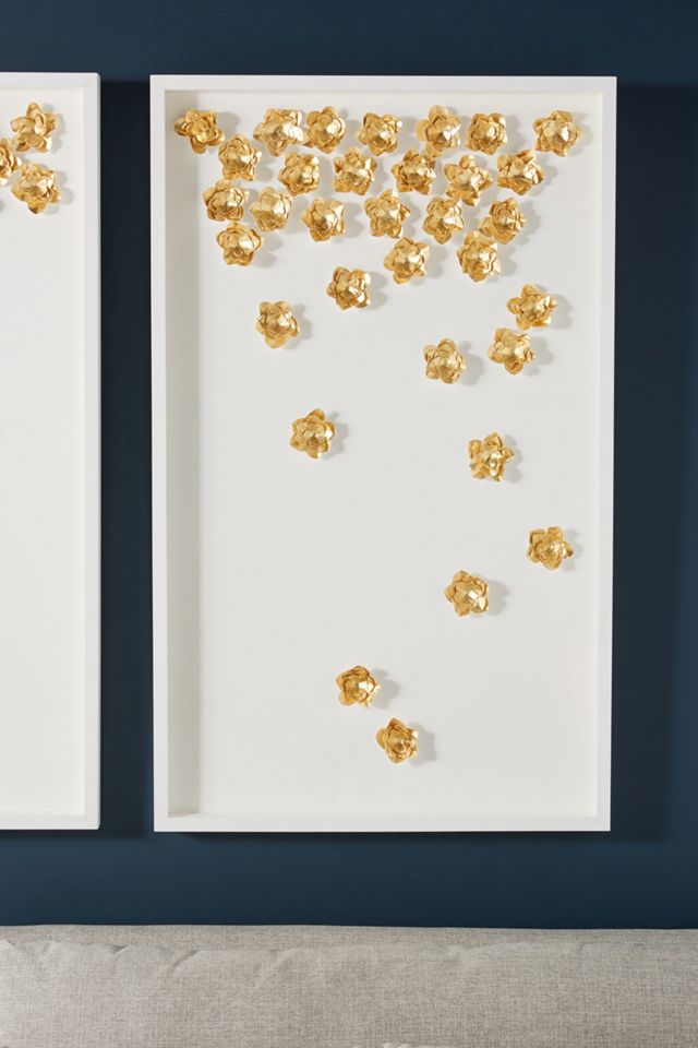 Cascading Flowers Wall Art | AnthroLiving
