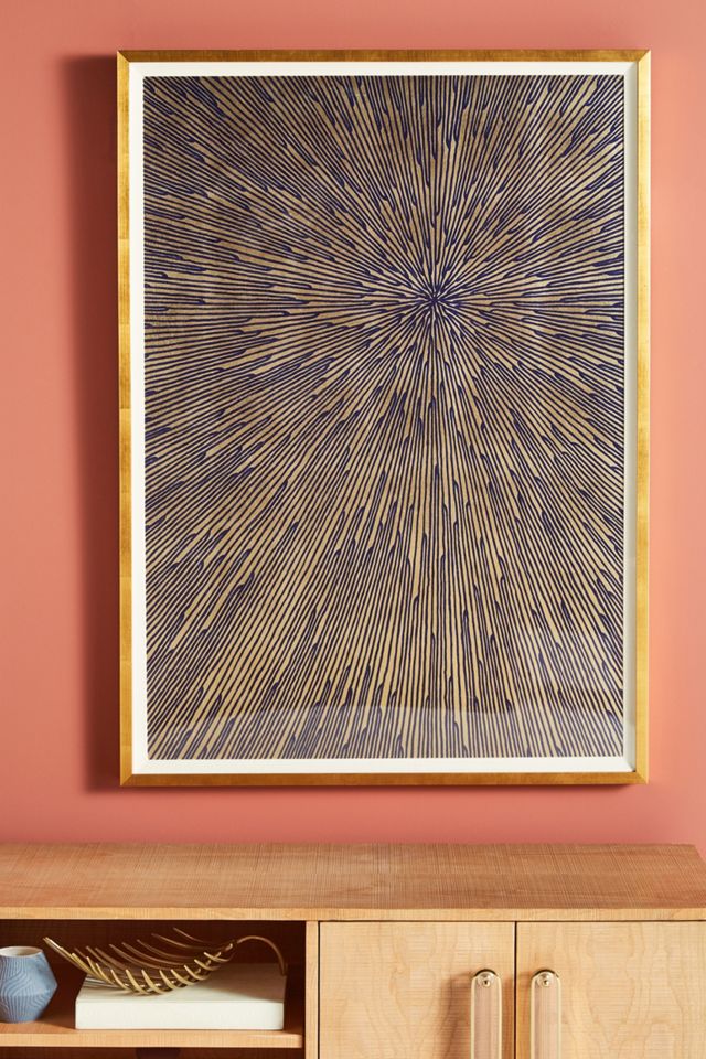 Gold Burst Wall Art | AnthroLiving