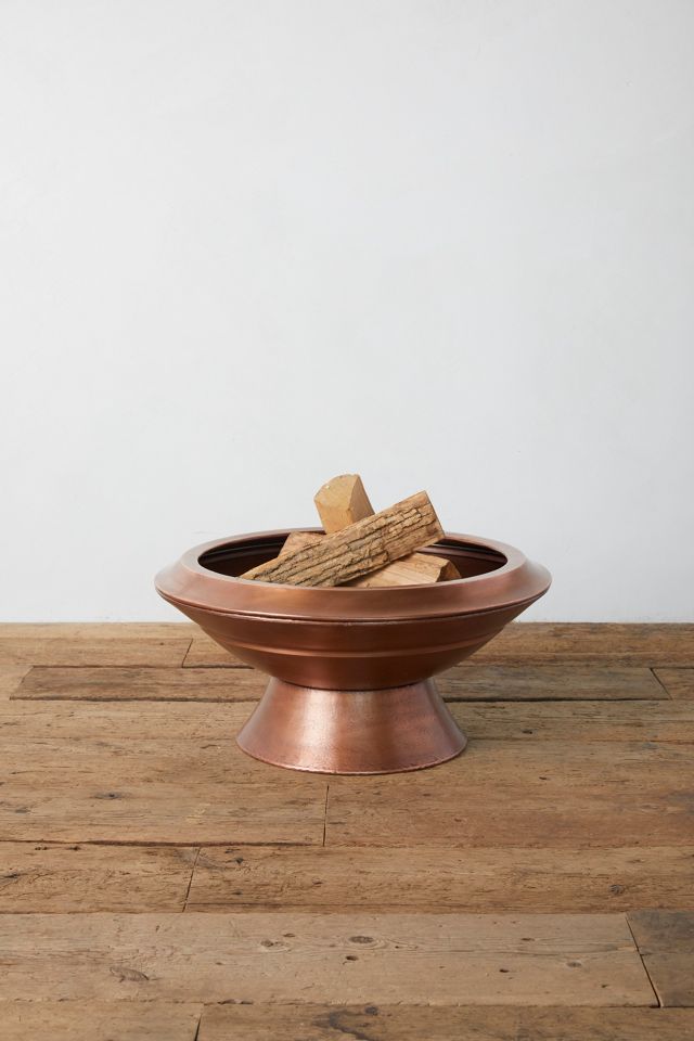 Footed Copper Fire Pit | Terrain