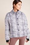 Highland Snake-Printed Puffer Jacket | Anthropologie