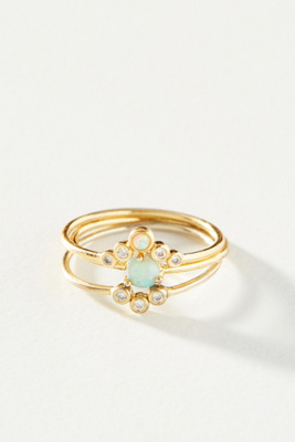 Aurora Ring Set | Anthropologie