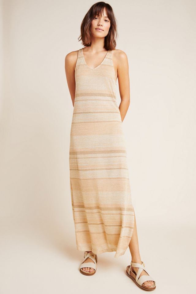 Robyn Shimmer Maxi Dress | Anthropologie