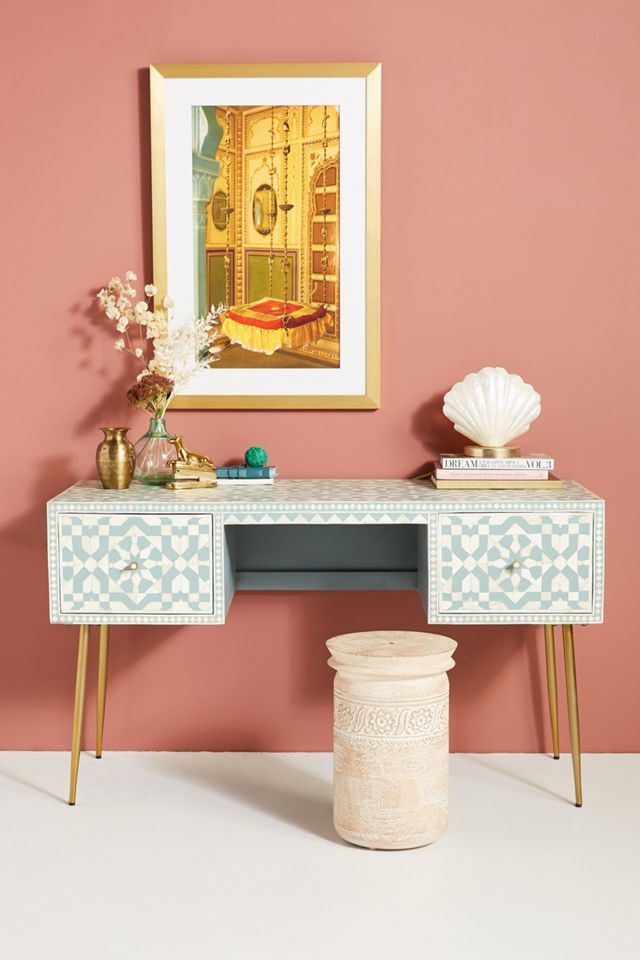 Moroccan Inlay Desk | Anthropologie UK