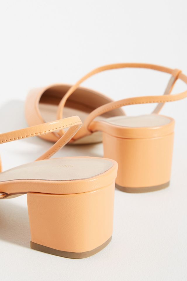 Intentionally Blank Viv Metallic Heels | Anthropologie