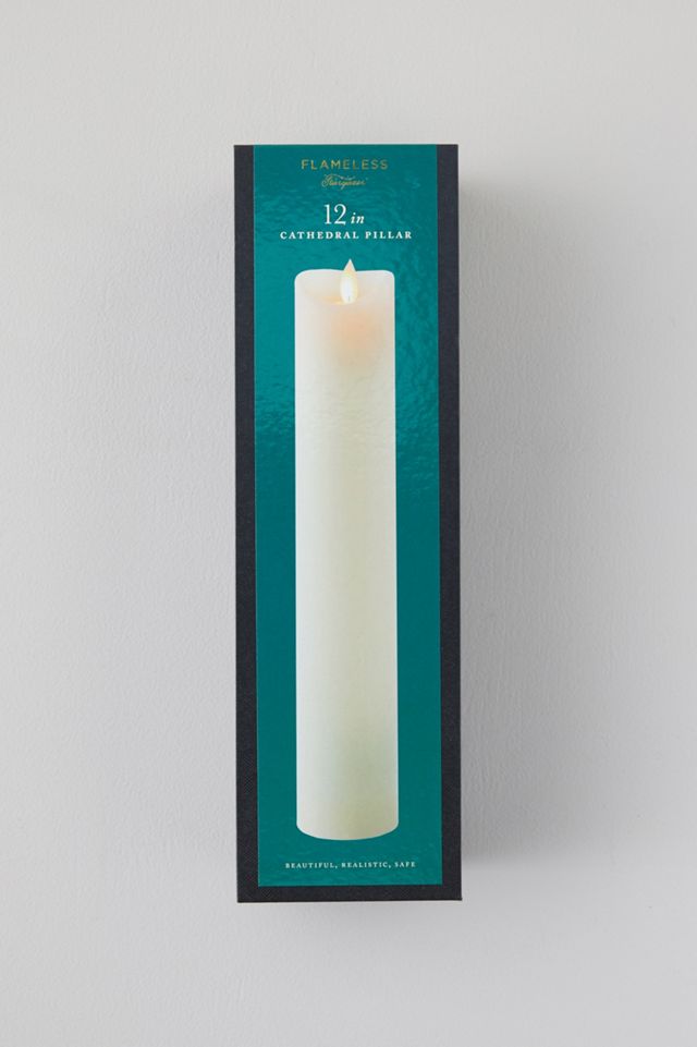 Stargazer Flameless Cathedral Pillar Candle | AnthroHome