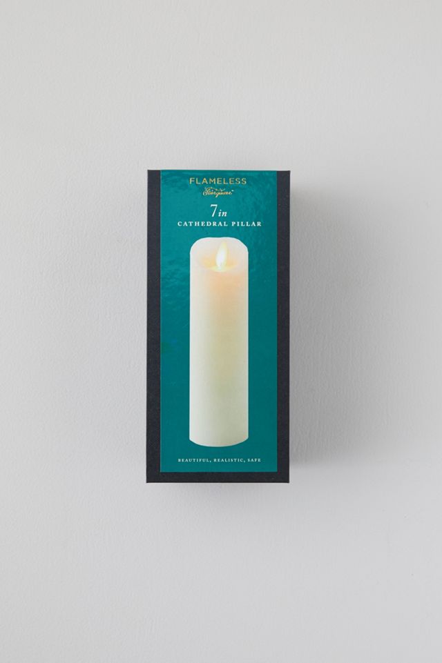 Stargazer Flameless Cathedral Pillar Candle | AnthroHome