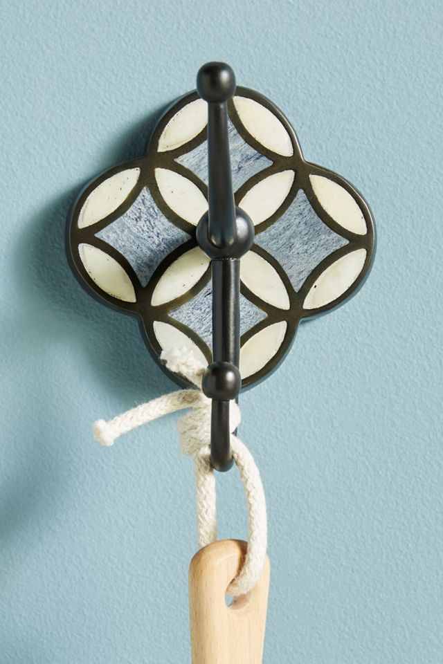 Aleah Inlay Towel Hook | Anthropologie