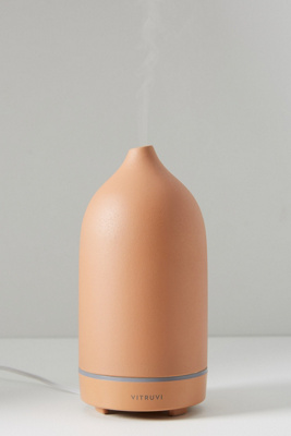 Vitruvi Terracotta Stone Essential Oil Diffuser | Anthropologie