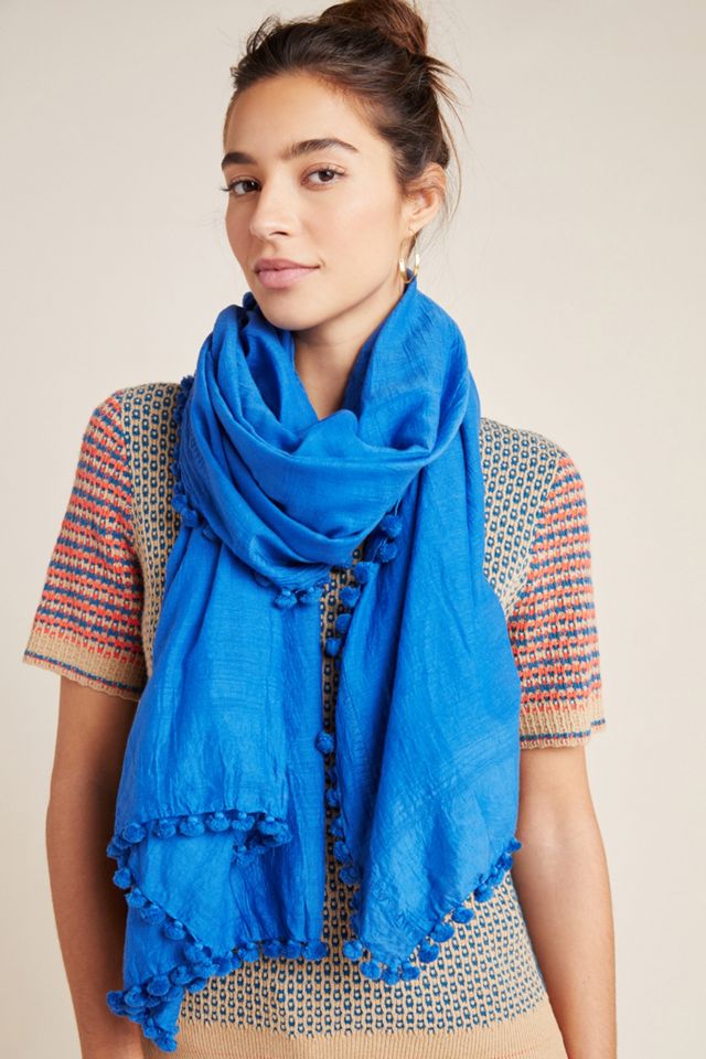 Pommed Dupatta Scarf | Anthropologie