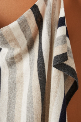 White + Warren Striped Cashmere Scarf | Anthropologie