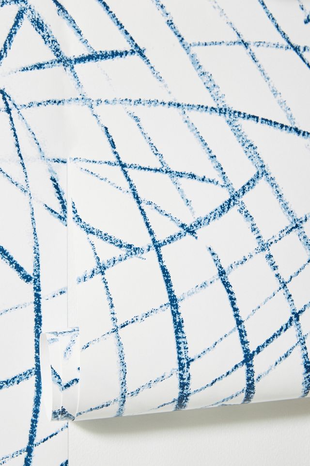 Willy Nilly Brushstrokes Wallpaper | AnthroLiving