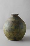 Aged Ceramic Vase, Green | Anthropologie