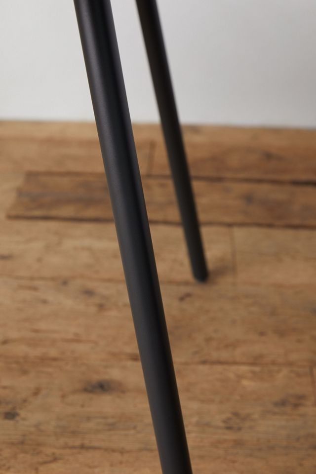 Oxbow Slatted Steel Dining Table | AnthroLiving