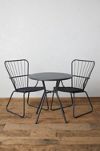 Oxbow Steel Dining Table | Anthropologie