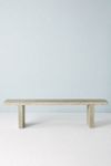 Concrete Indoor/Outdoor Dining Bench | Anthropologie