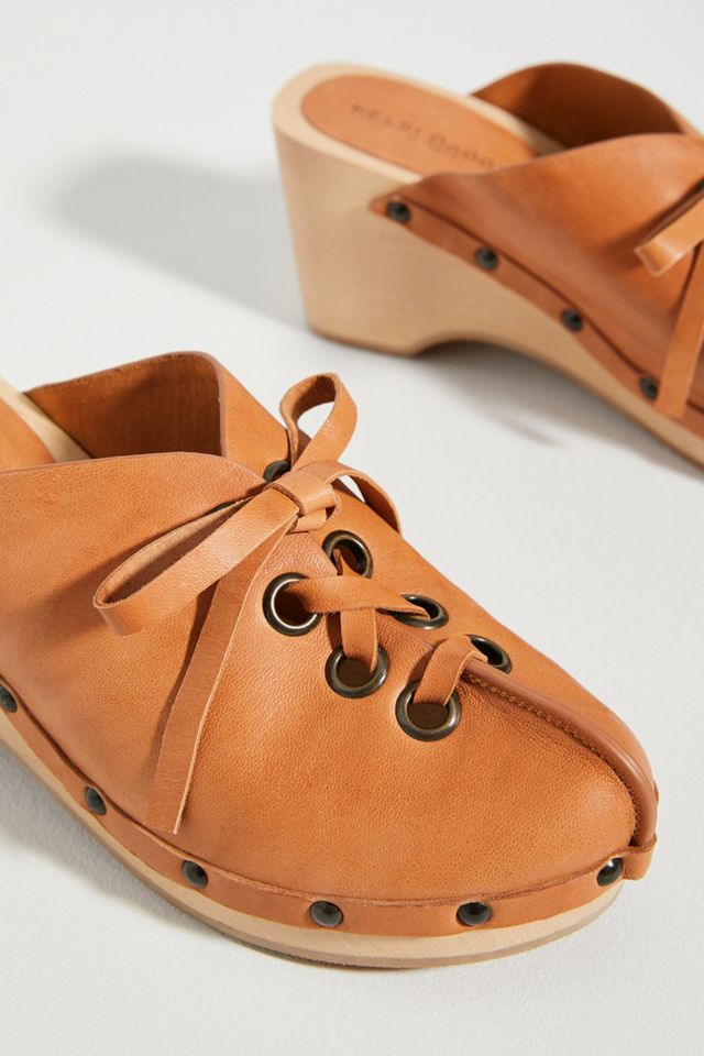 Kelsi Dagger Brooklyn Lace-Up Clogs | Anthropologie