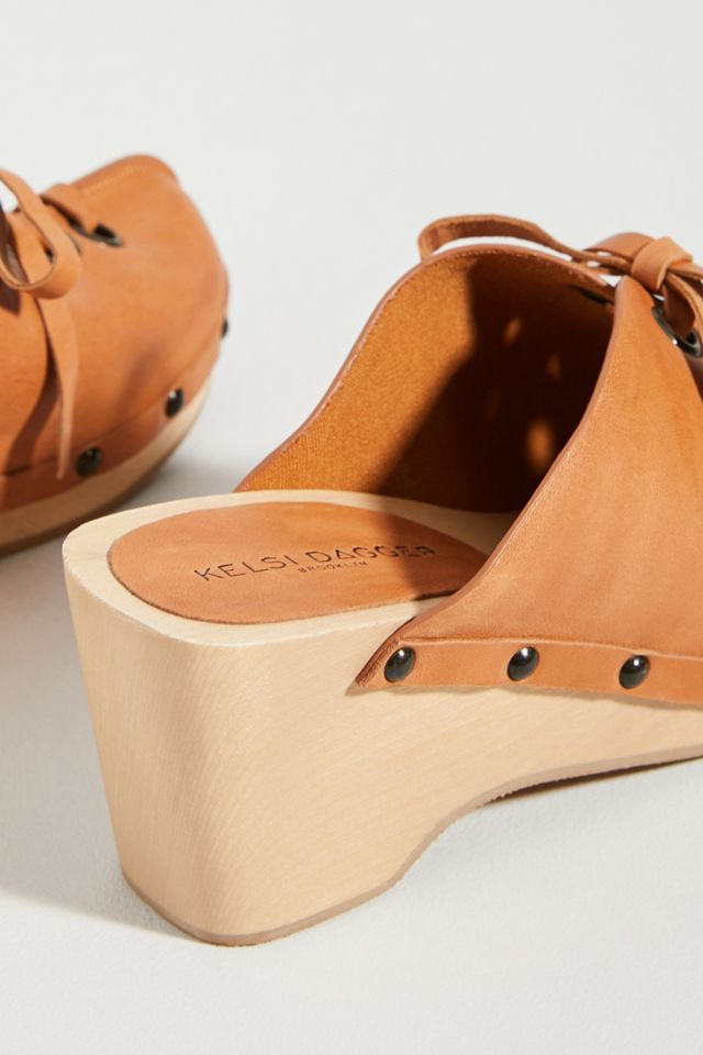 Kelsi Dagger Brooklyn Lace-Up Clogs | Anthropologie
