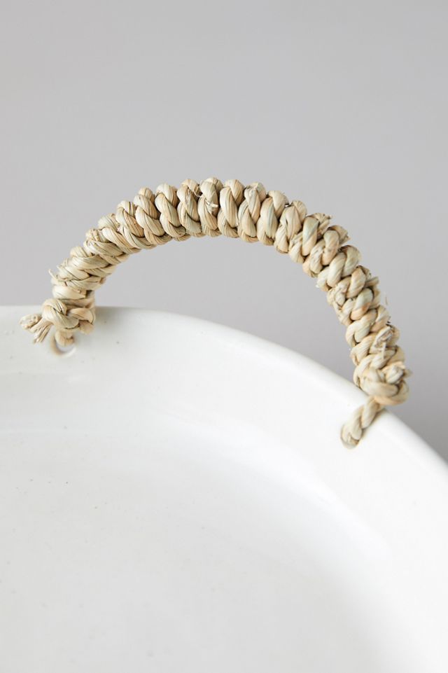Wrapped Handle Ceramic Platter | Terrain