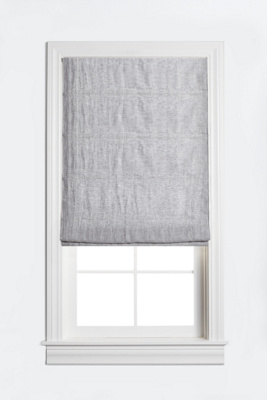 Barn & Willow Lined Flat Roman Shade | AnthroHome