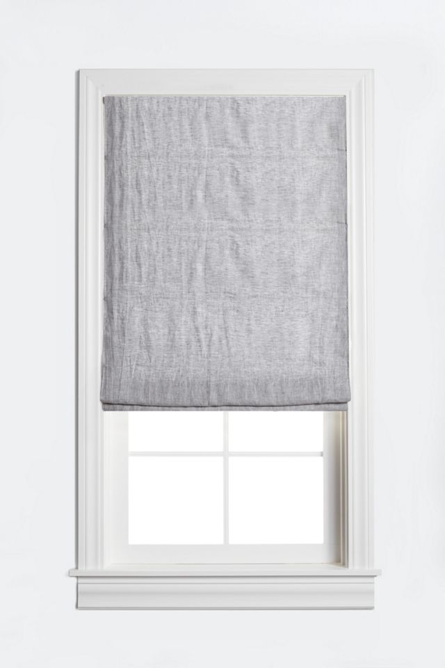 Barn & Willow Lined Flat Roman Shade | AnthroHome
