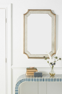 Jayda Smoked Glass Mirror | Anthropologie