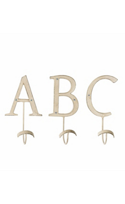 Letter Hooks | Anthropologie