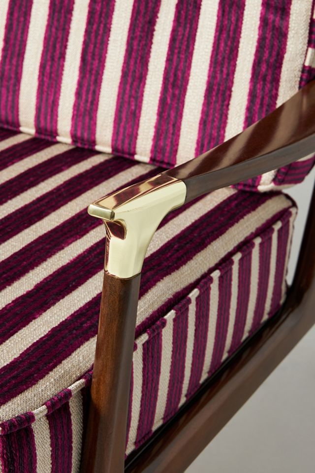 Avenue Stripe Haverhill Chair | Anthropologie
