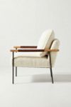 Sherpa Bouclé Atticus Armchair | AnthroLiving