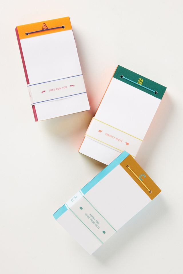 Sukiro Monogram Notepad | AnthroLiving