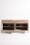 Handcarved Lombok Double Bathroom Vanity | Anthropologie