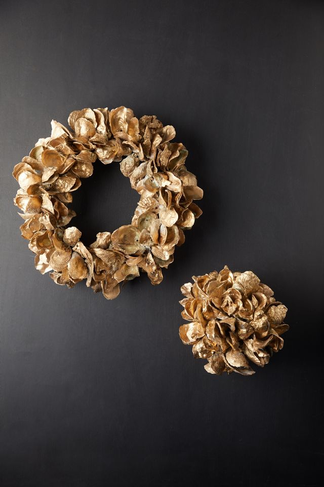Preserved Oyster Shell Sphere | Anthropologie