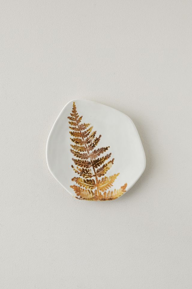 Ceramic Fern Salad Plate | Terrain