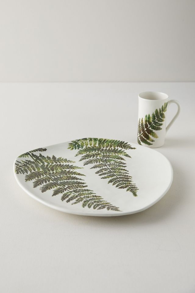 Ceramic Fern Serving Plate | Terrain