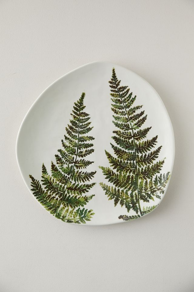 Ceramic Fern Serving Plate | Terrain