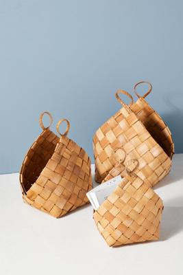 Corena Woven Baskets, Set of 3 | Anthropologie