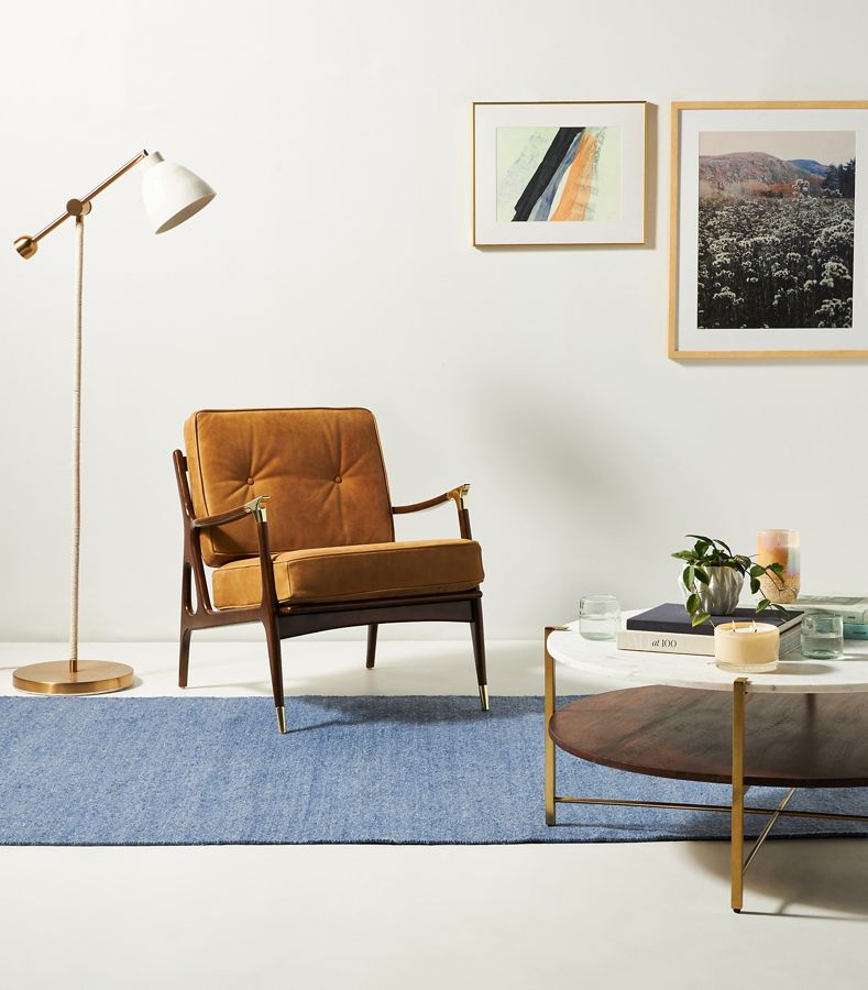 Haverhill Leather Chair | AnthroLiving