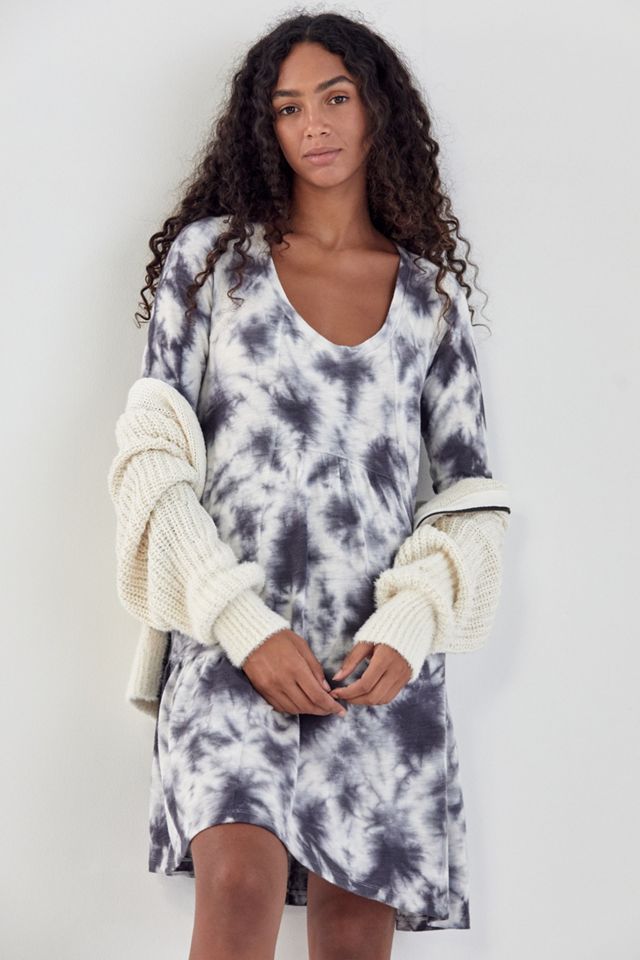 Pollie Tiered Tie-Dye Mini Dress | Anthropologie