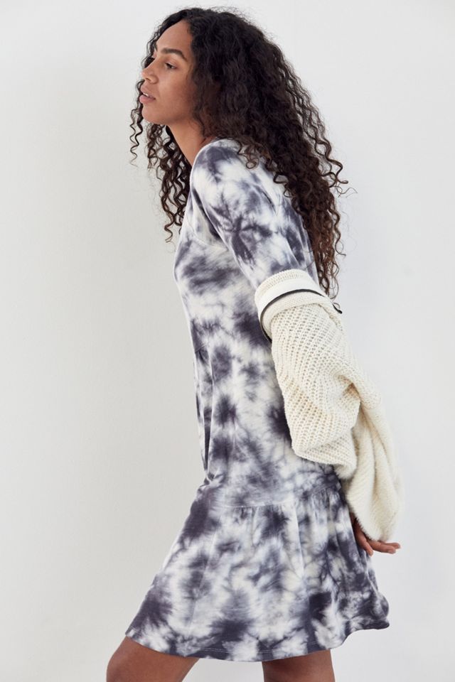 Pollie Tiered Tie-Dye Mini Dress | Anthropologie
