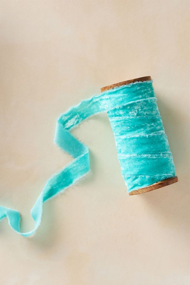 Frayed Velvet Ribbon | Anthropologie