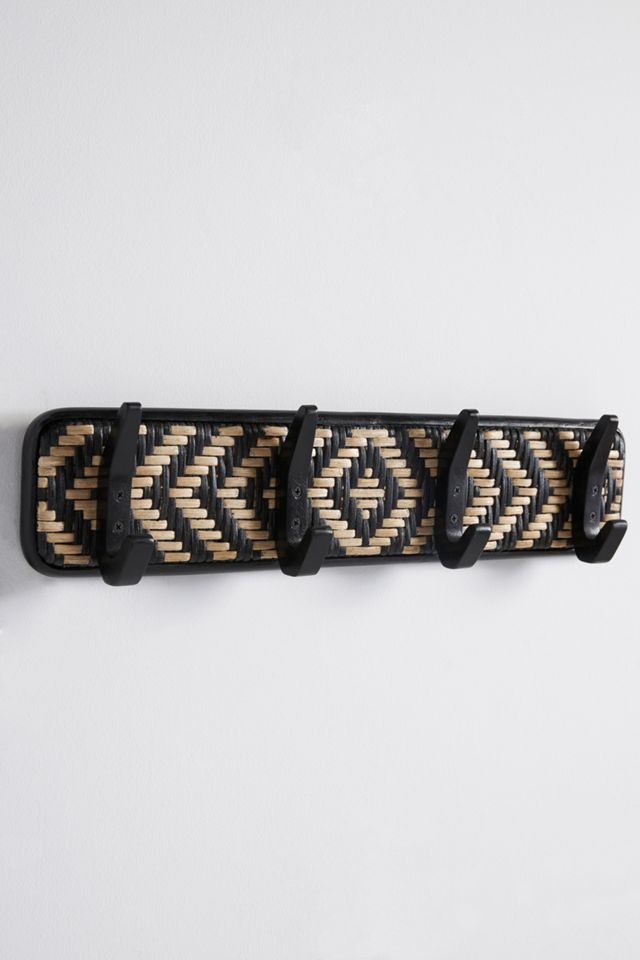 Hazel Rattan Hook Rack | AnthroLiving