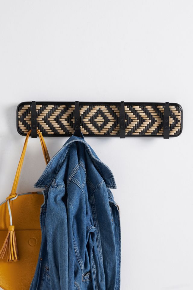 Hazel Rattan Hook Rack | AnthroLiving