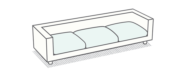 Carroll Contrast Piping Sofa | Anthropologie