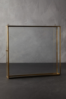 Brass Wall-Hanging Shadow Box | Anthropologie