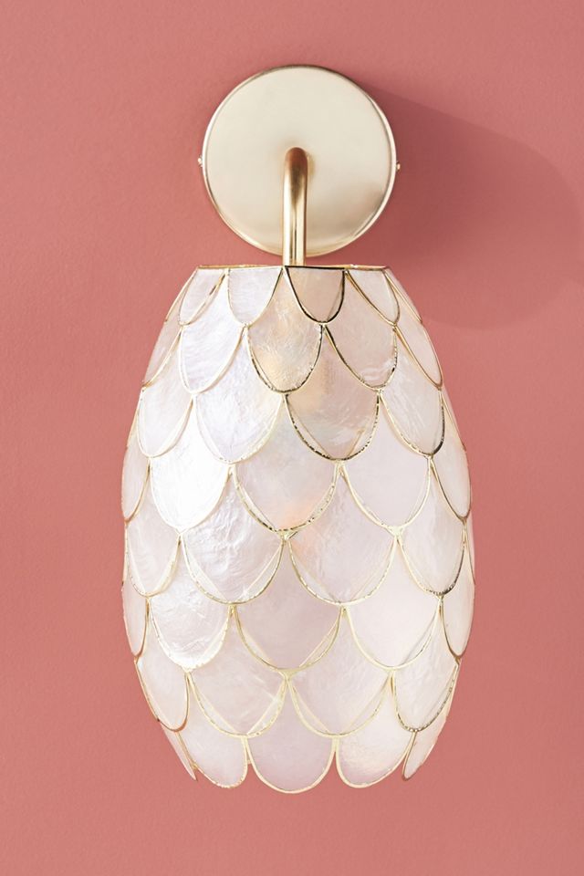 Phillipa Capiz Sconce | Anthropologie