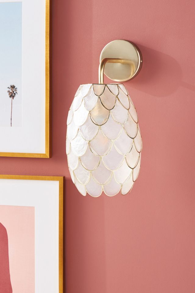 Phillipa Capiz Sconce | Anthropologie