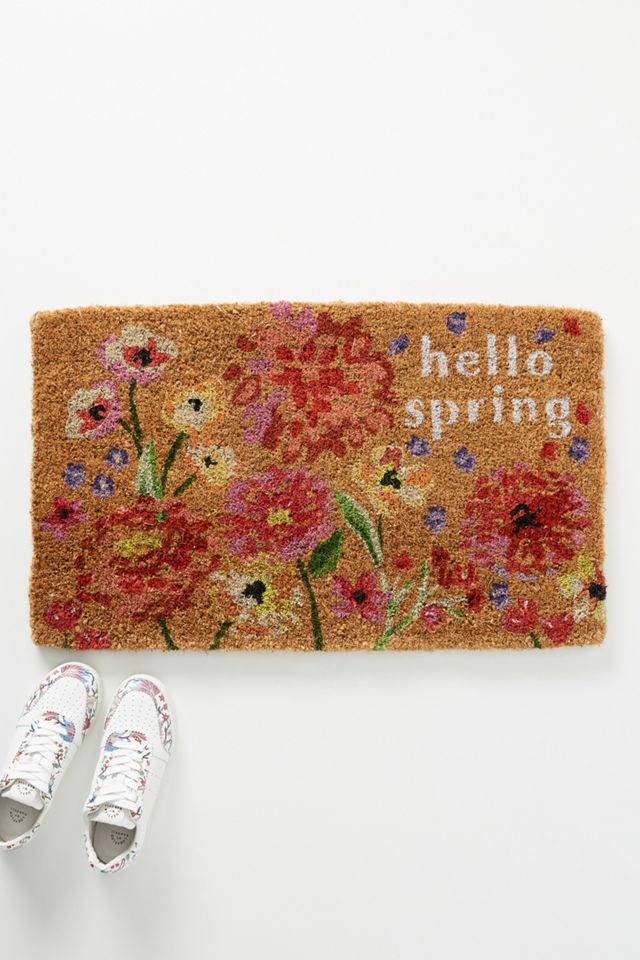 Hello Spring Doormat | Anthropologie